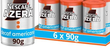 NESCAFÉ Azera Americano Decaff Instant Coffee 90g X 6