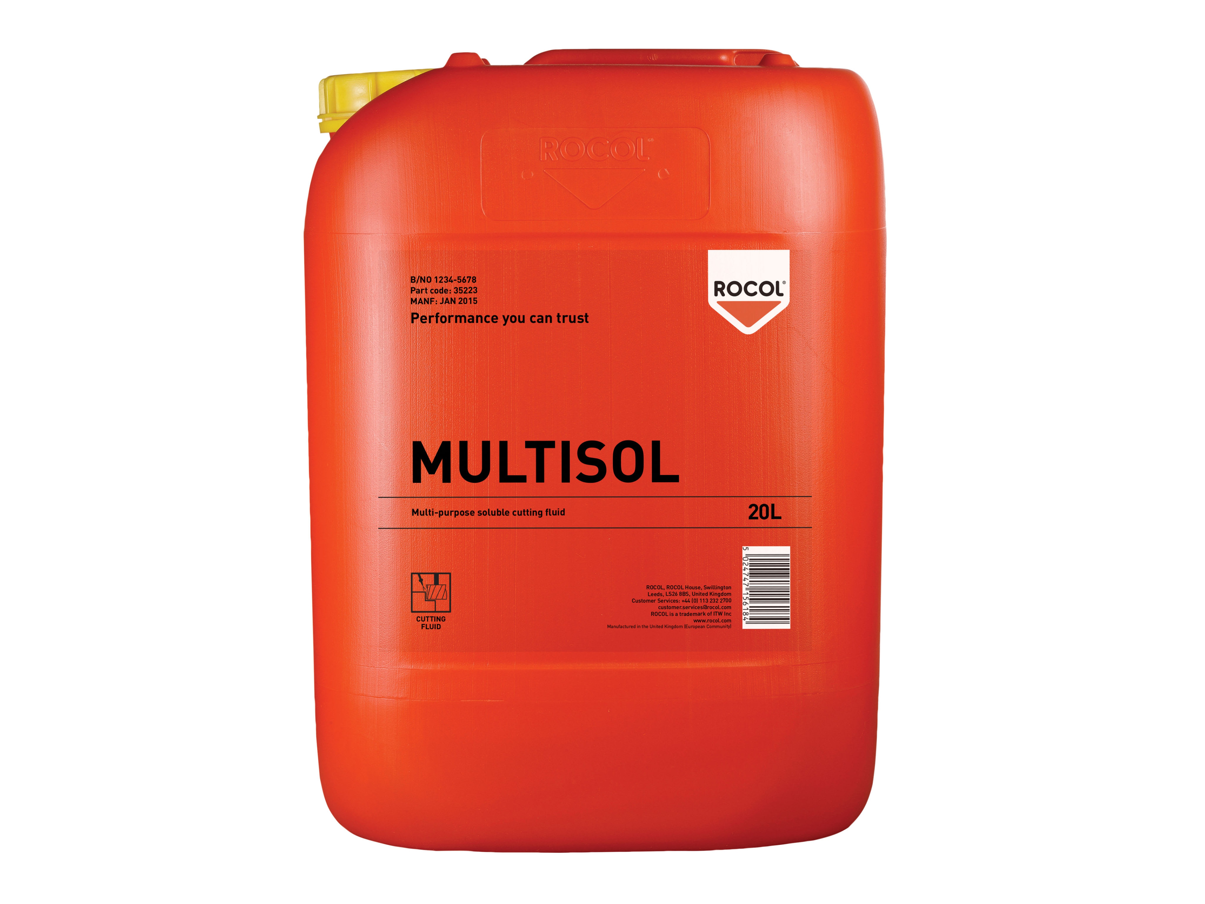 MULTISOL Water Mix Cutting Fluid 20 litre - ASAP Distribution - Film ...