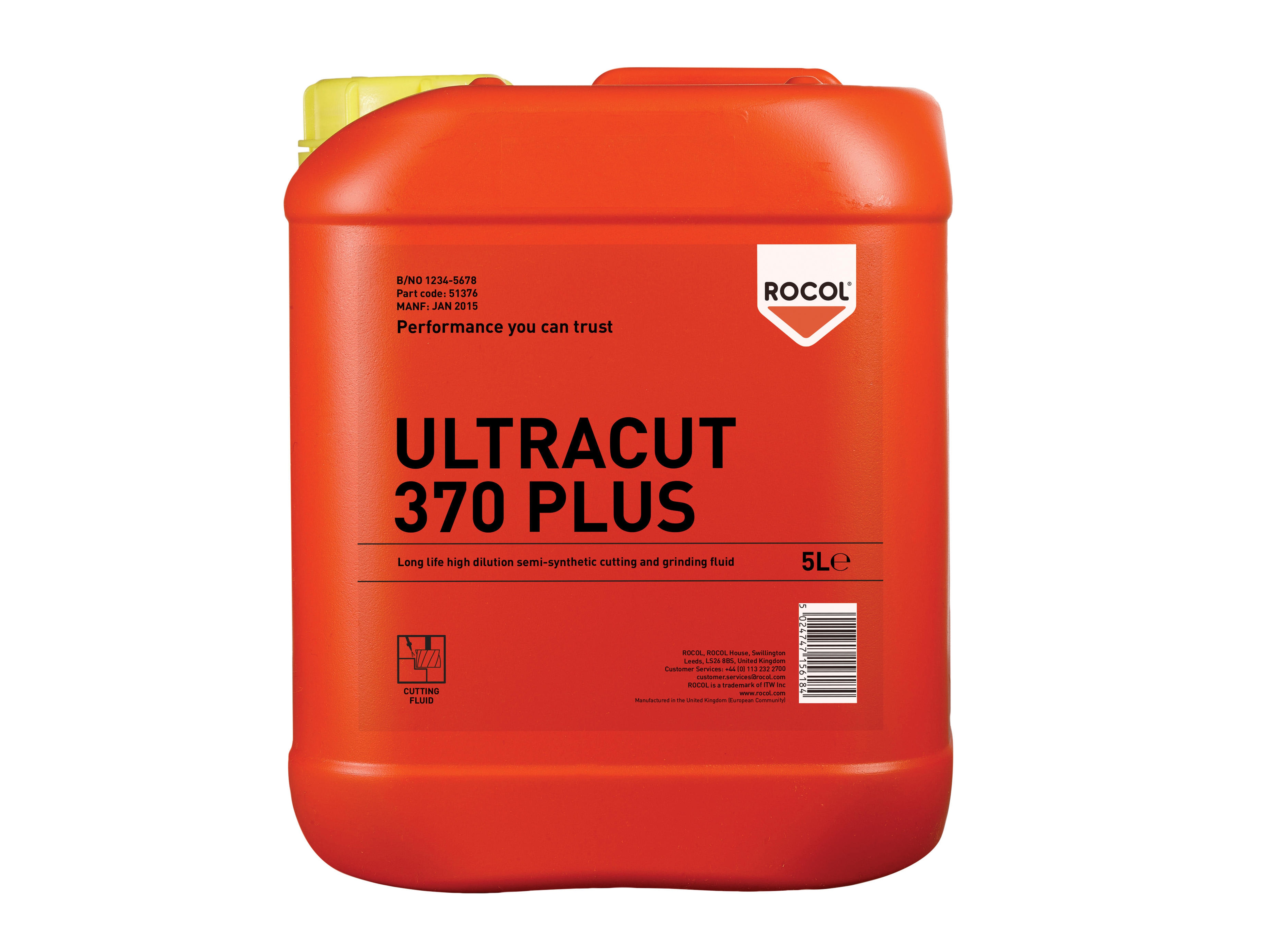 ULTRACUT EVO 370 Plus Cutting Fluid 5 litre - ASAP Distribution - Film ...