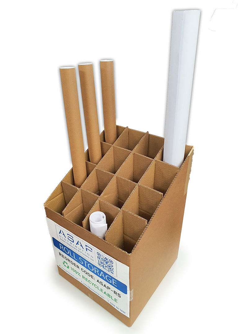 Roll Store Stand for Rolled Documents