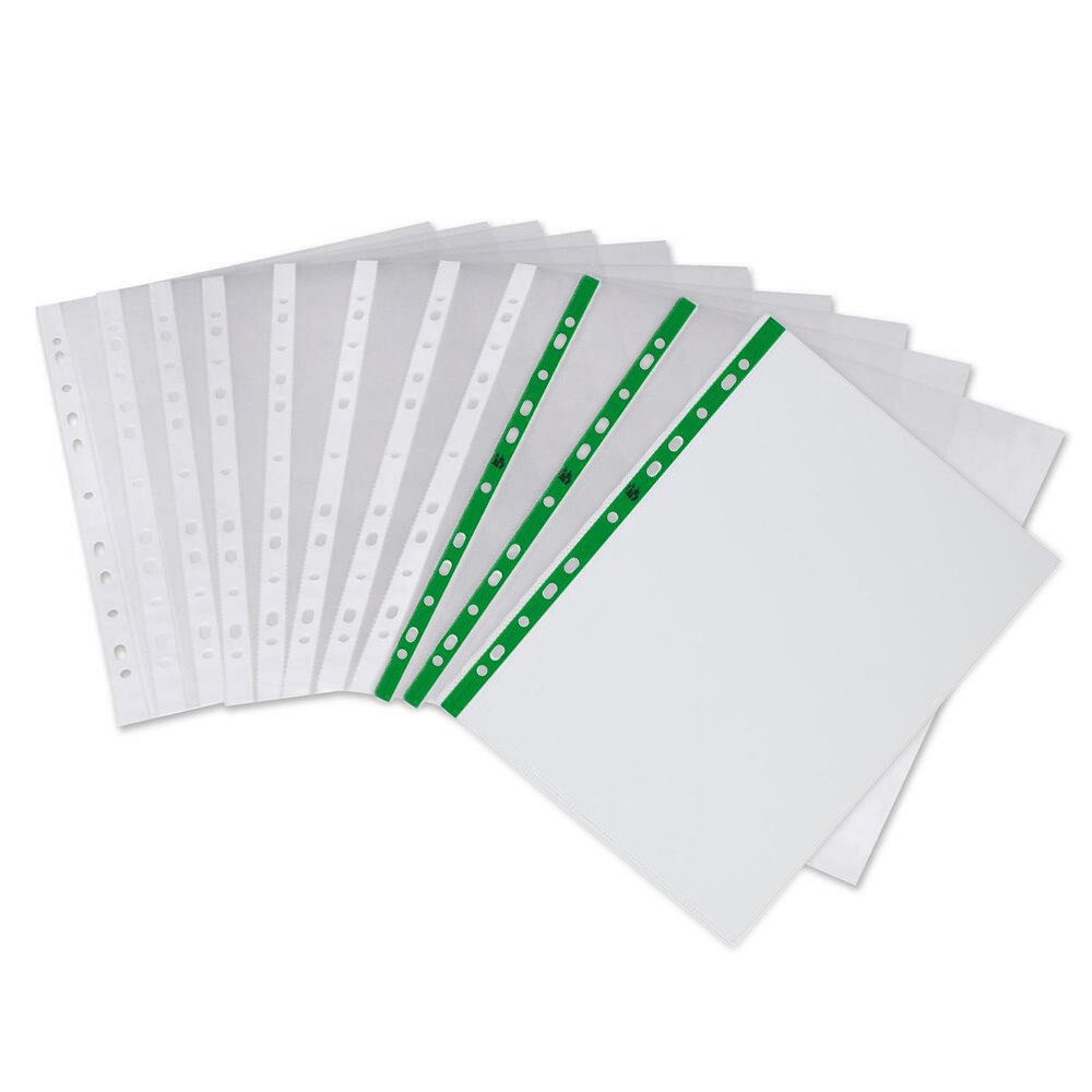USED Assorted Brand Punched Pocket Embossed Polypropylene Top-opening ...