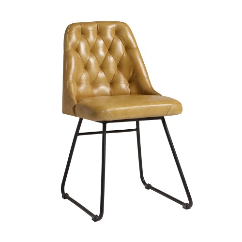 Leather side chairs store