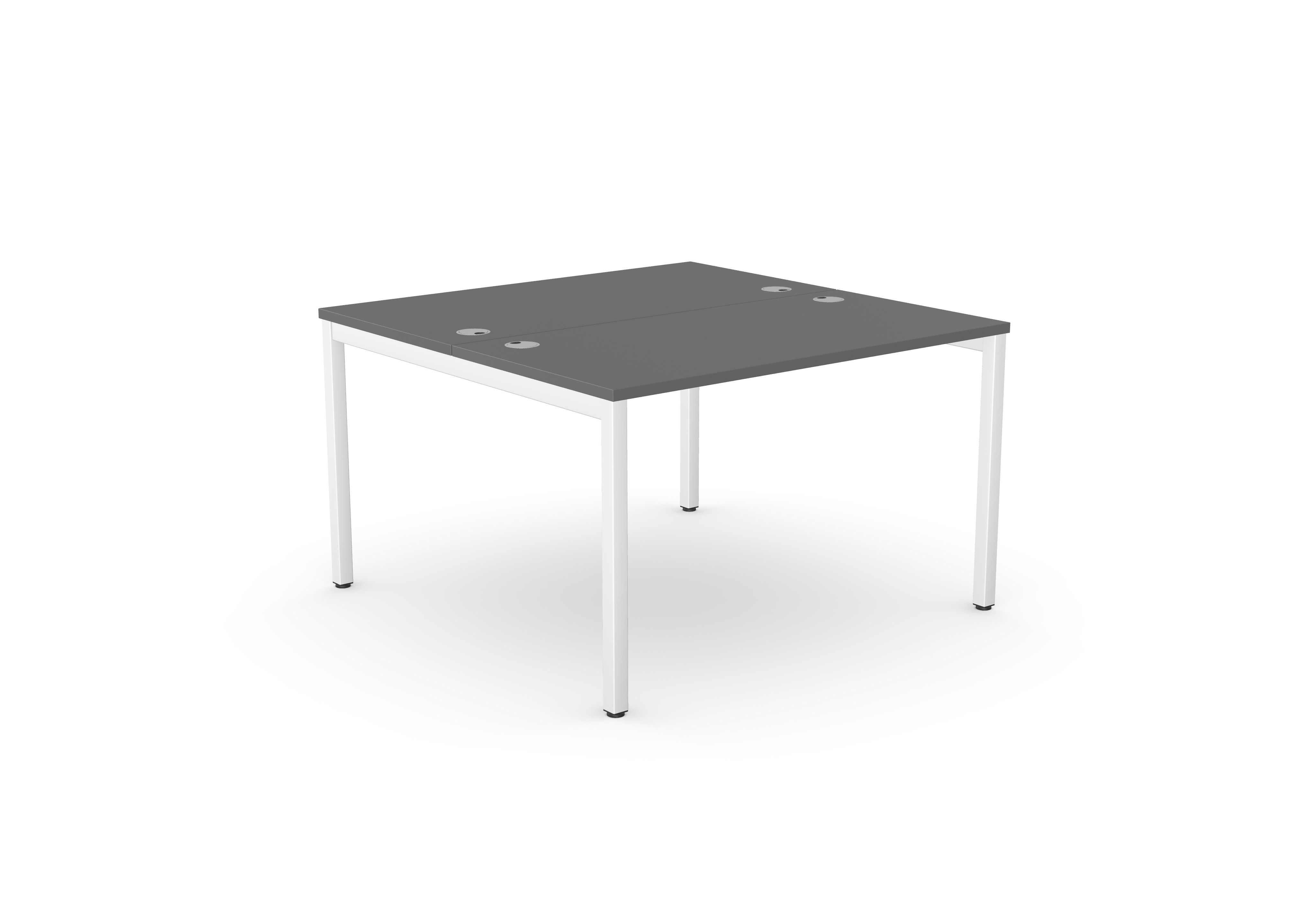 C-sense 1 Person Bench Desk Open Leg Portal Top 1200 x 600 - Graphite ...
