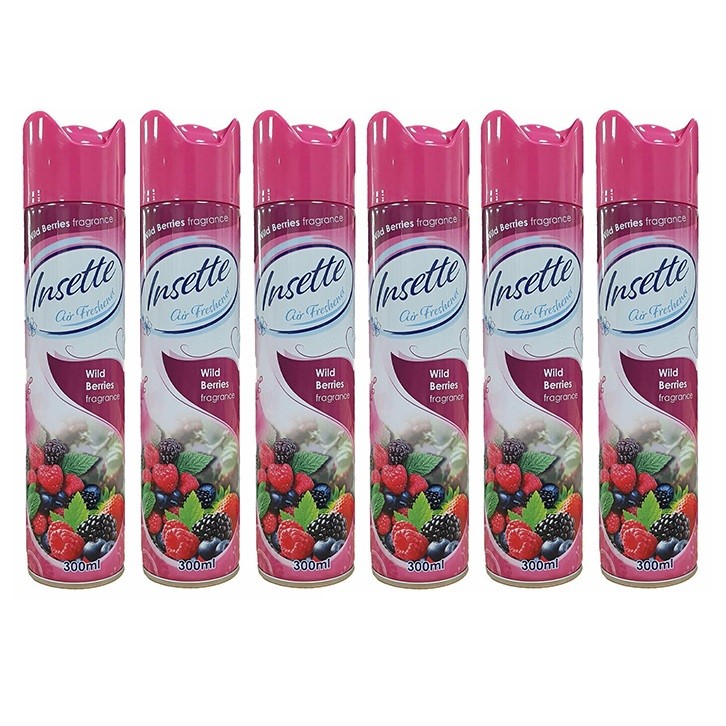 School Air Freshener Wild Berries Aerosol Spray 300ml [Pack 6] - Education and School Supplies ...