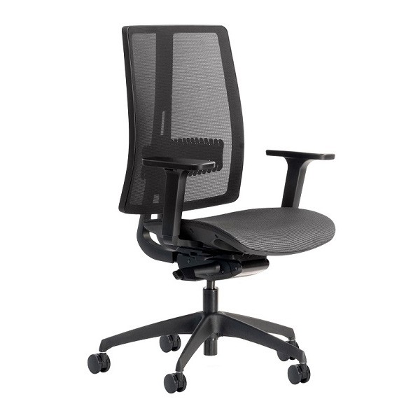 AirTech Mesh Task Chair with Adjustable Arms Office Chairs ...