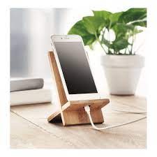 Personalised Bamboo Phone Stand | Custom Phone Stand | Eco-Friendly Gift