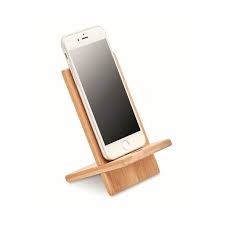 Personalised Bamboo Phone Stand | Custom Phone Stand | Eco-Friendly Gift
