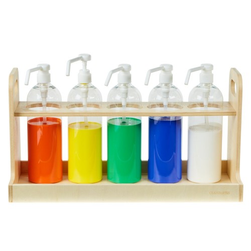 Classmates Paint Dispenser And 5 Pots