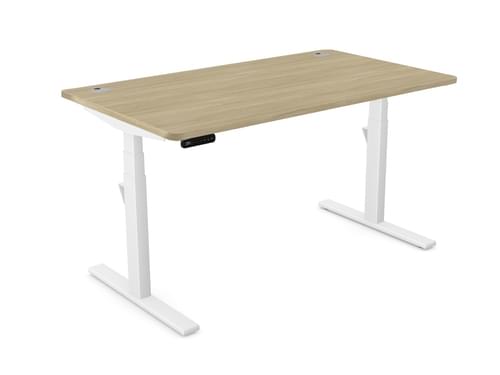 Buy Electric Rectangular Desk With Cantilever frame 1400 x 800mm Urban ...