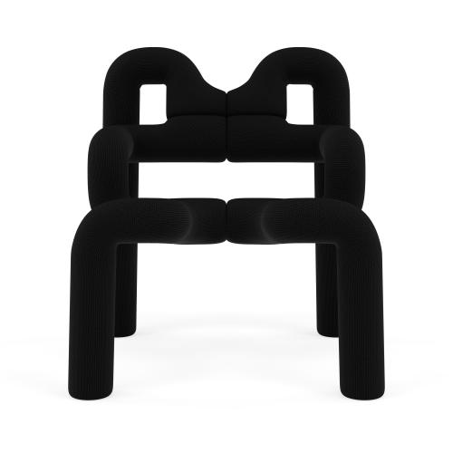 Buy Varier Ekstrem sculptural lounge chair Black from Codex Office ...