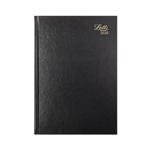 Buy 5 Star Slim Desk Diary Portrait Week To View Black 2026 KF1BK26 ...