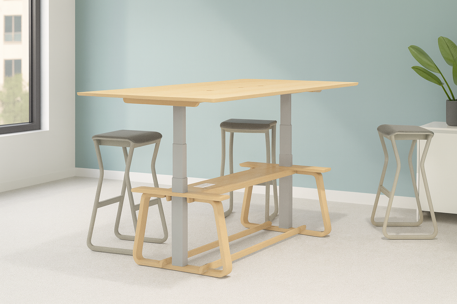 Theo Meeting Table - Neuroinclusion-Focused, Adjustable Design for ...