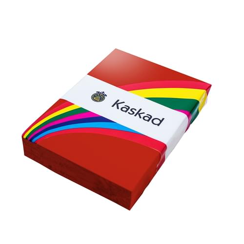 Kaskad Coloured Paper Rosella Red A4 80gsm