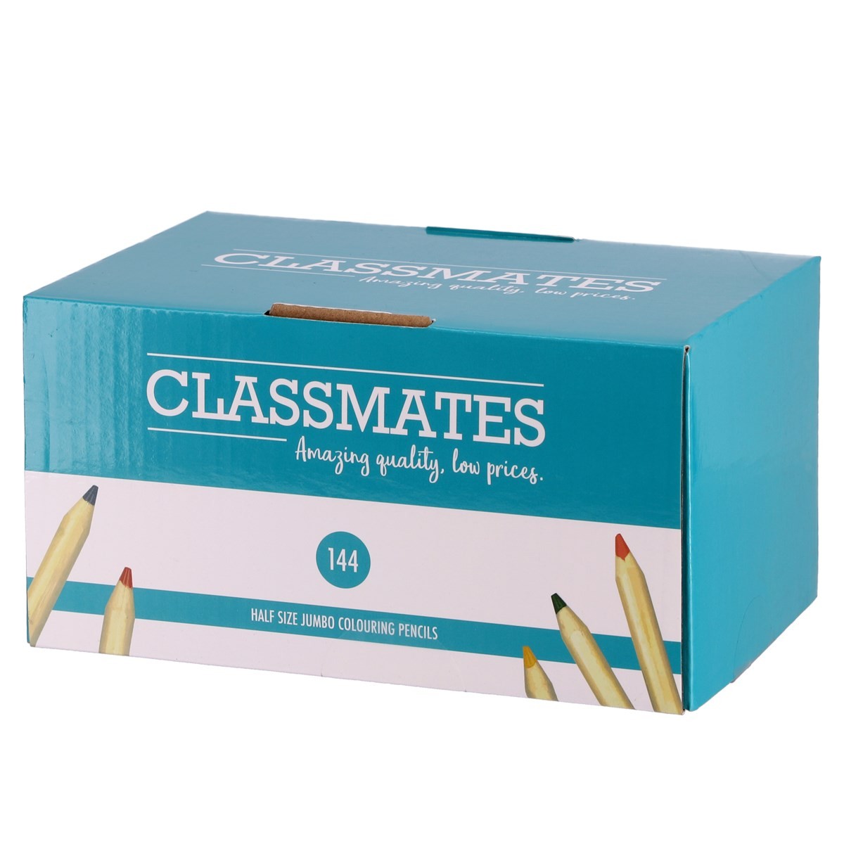 Classmates Half Size Jumbo Colouring Pencils Classpack
