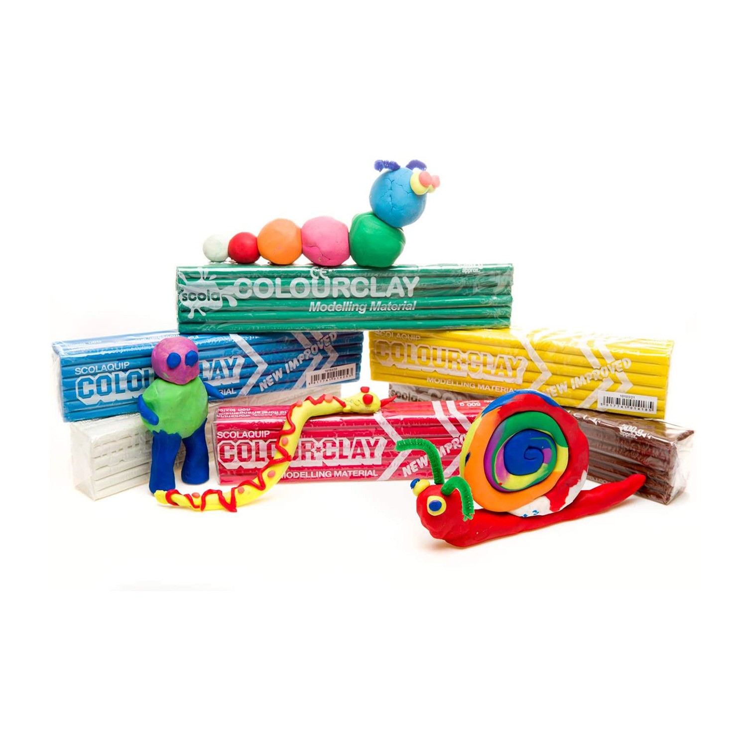 Modelling Dough G Blocks Assorted Colours