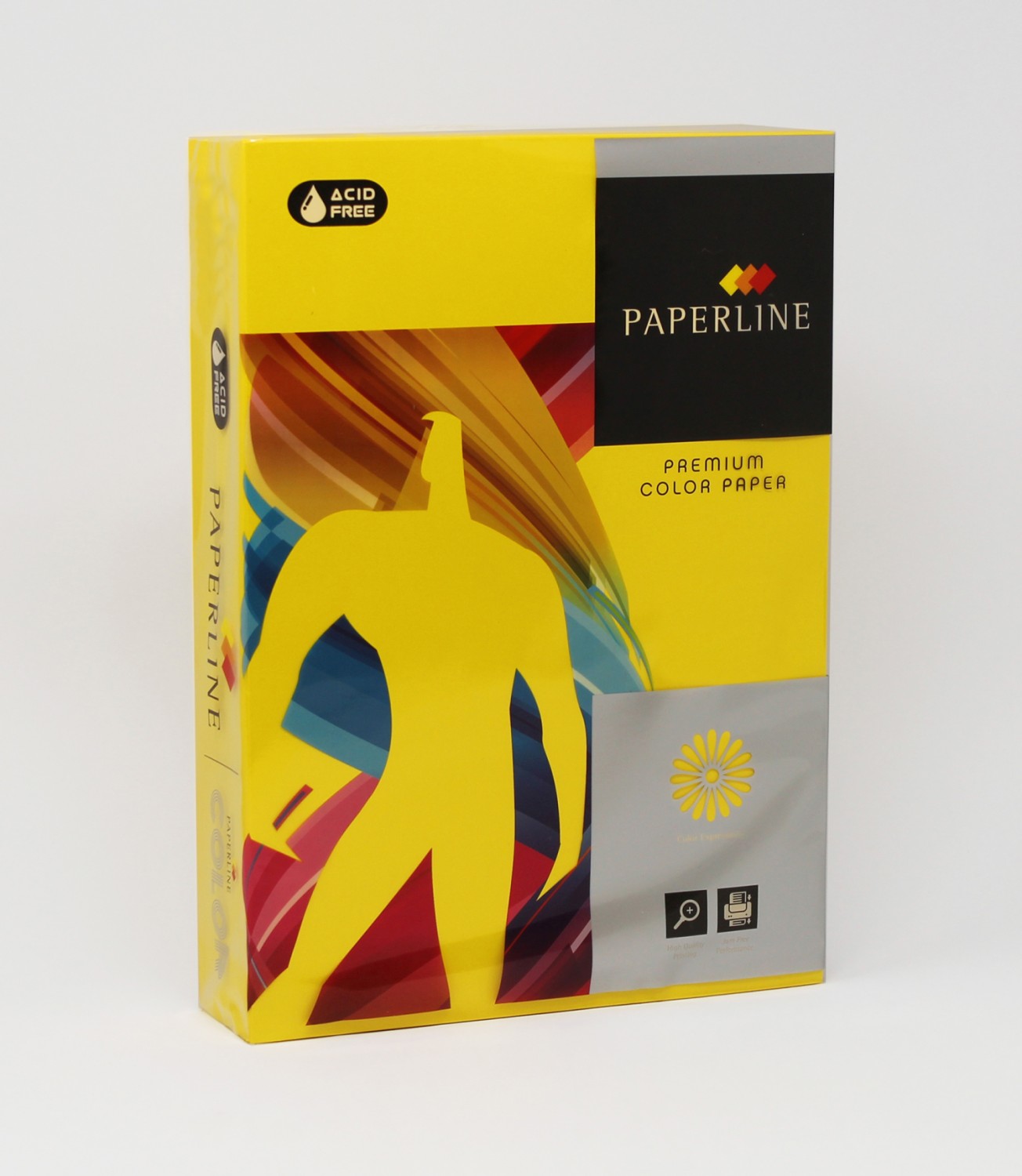 Paperline Color Lemon (Intense Yellow) 80gsm A3 - Box of 5 Reams