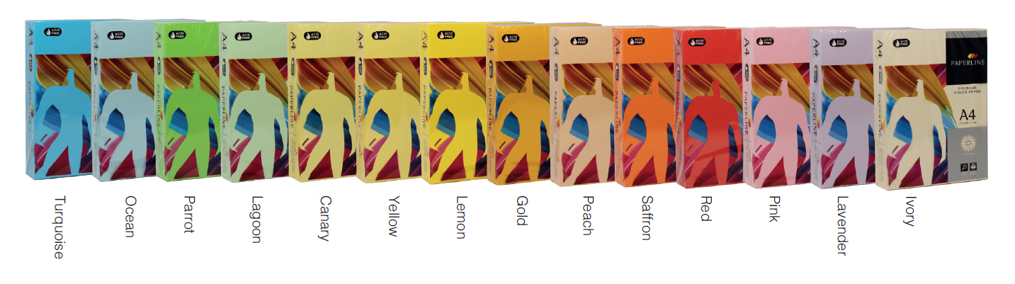 Paperline Blue (Ocean) Colour Laser & Inkjet Paper A4 80gsm (500 Sheets)