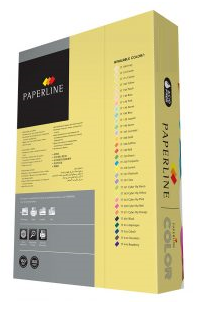 Paperline Yellow Colour Laser & Inkjet Paper A4 80gsm (500 Sheets)