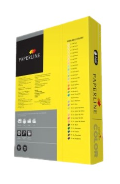 Paperline Bright Yellow (Lemon) Colour Laser & Inkjet Paper A4 80gsm ...