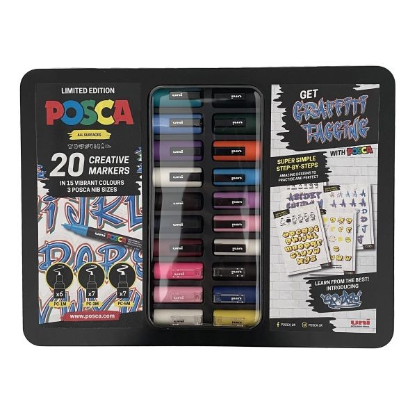 Posca Markers Master Illustration Limited Edition Tin