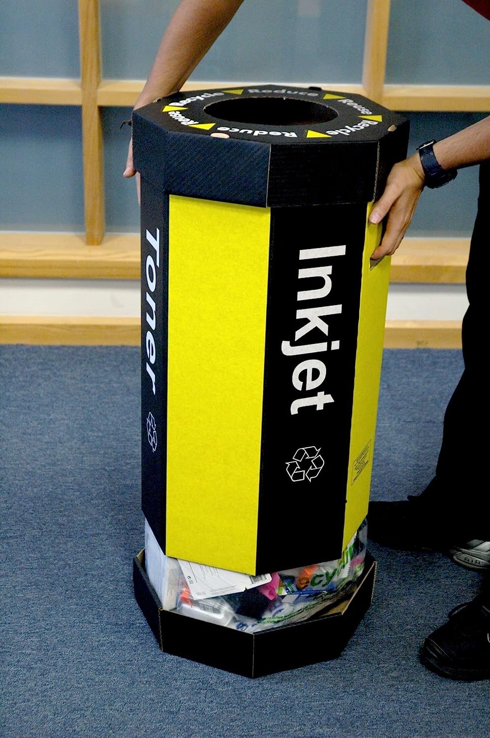 Acorn Cartridge Toner Recycling Bin 60 Litre Black / Yellow PK5 059783 ...
