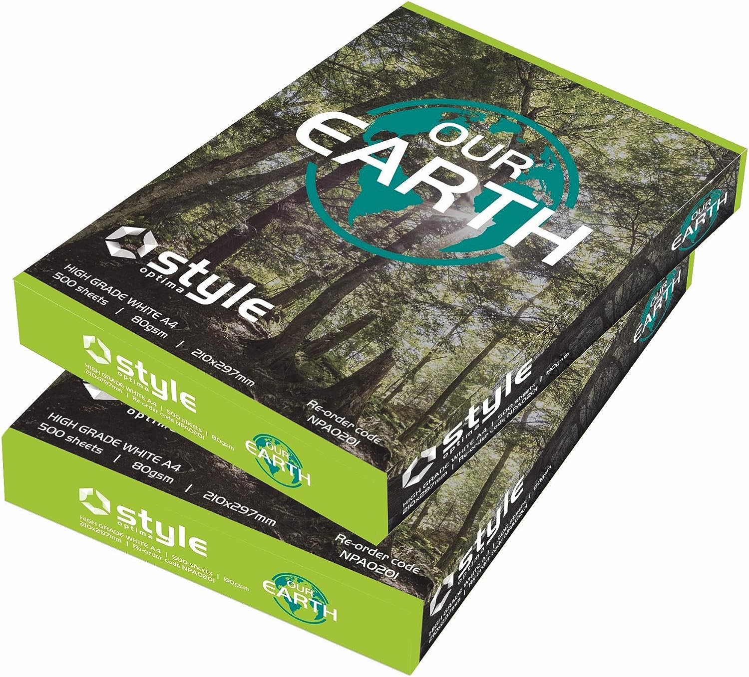 Sustainable A4 Paper 80gsm White | Our Earth by Durrell