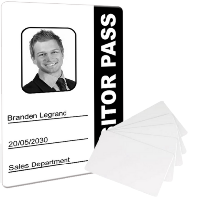 Eco-Rewritable Blank Card - Black and Blue