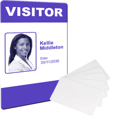 Eco-Rewritable Blank Card - Black and Blue