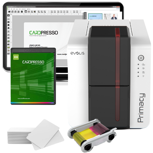 Evolis Primacy2 Duplex Card Printer Bundle