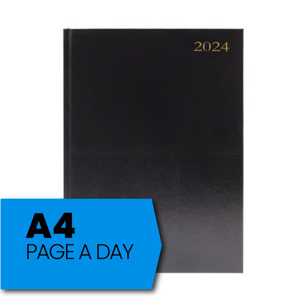 A4 Desk Diary 2024 - Day Per Page