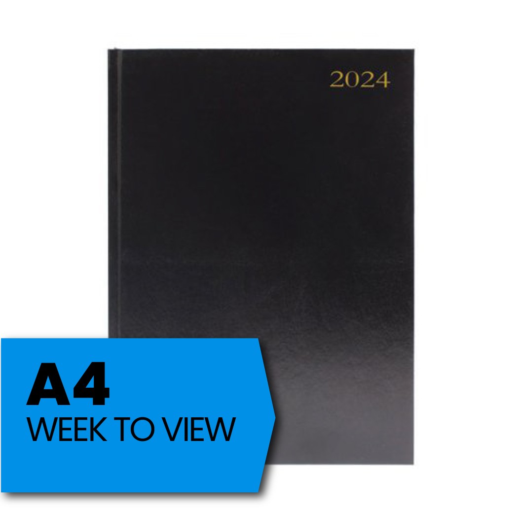 A4 Desk Diary 2026 - Week to View