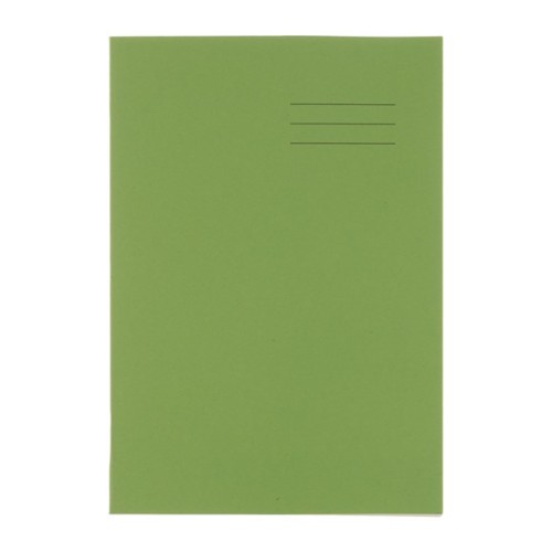A4 Exercise Book 64 Page, 8mm Ruled With Margin, Light Green - Pack x50