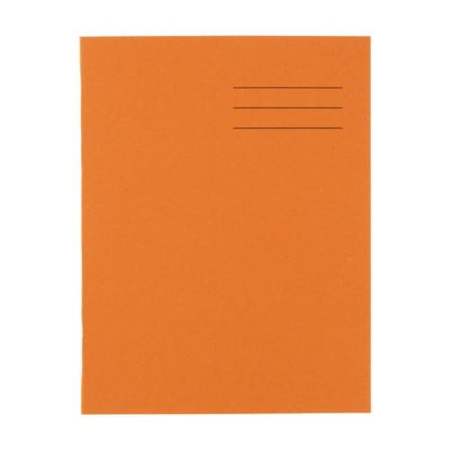 9x7" Exercise Book 48 Page, 12mm Ruled / Plain Alternative - Orange ...