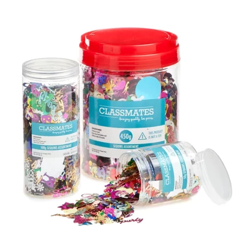 Classmates Sequins Assortment - 100g TUB