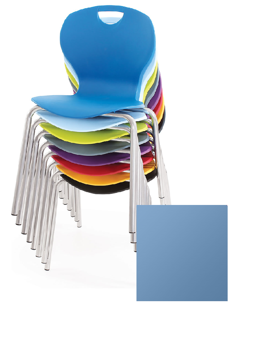 Evo Chair - 430mm seat height - Sky