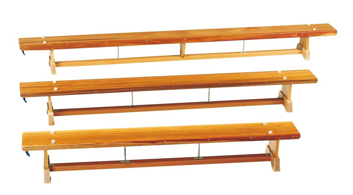 Universal Senior Timber Bench - 3300mm (11') - Hooks one end