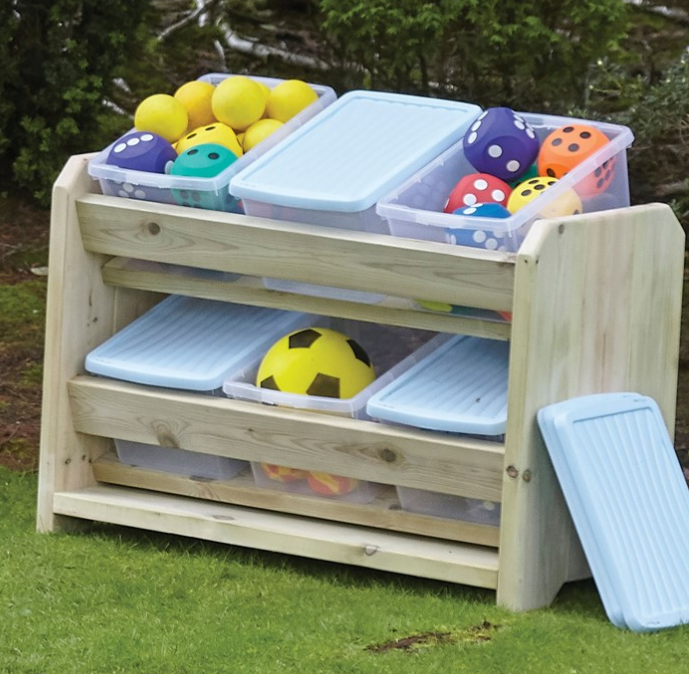 Millhouse Outdoor Tilt Tote - Station with x6 tubs