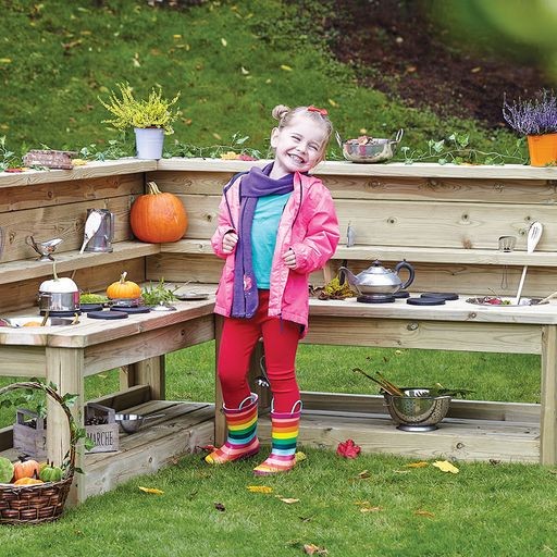 Millhouse Small Corner Kitchen - Mud Kitchen Kit Included