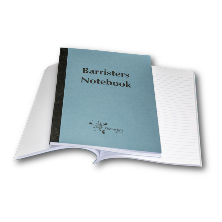 A4 Barrister Notebook Feint Ruled white Sheets (10 Pack)