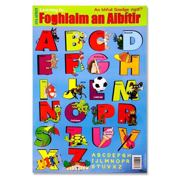 Wall Chart - Irish Letter