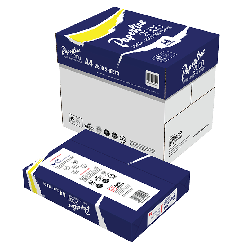 Paperline 2000 Multi-Purpose 80gsm Copy Paper Ream (500 Sheets)