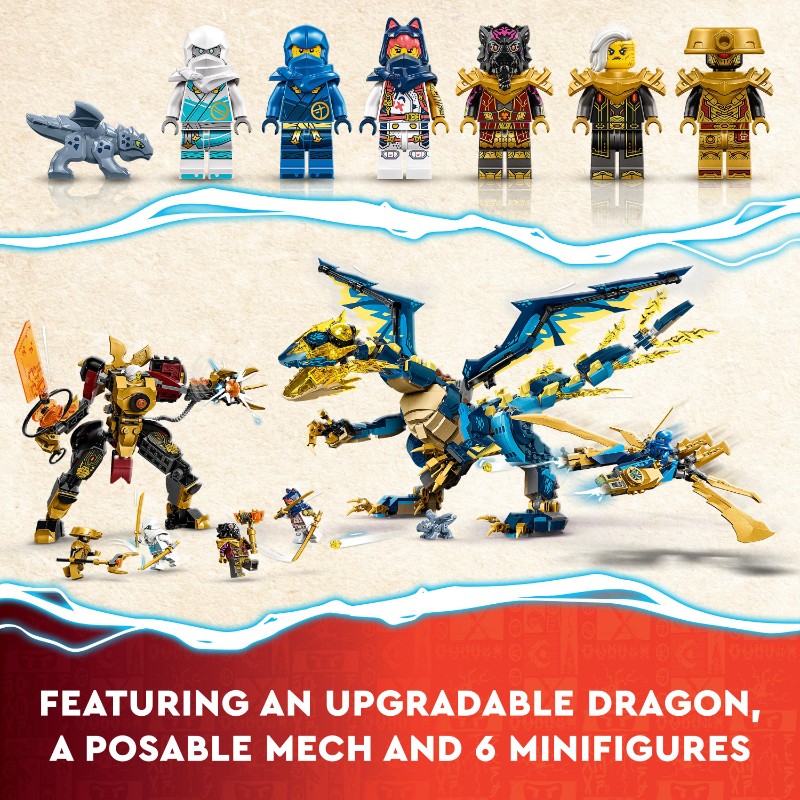 LEGO NINJAGO Elemental Dragon vs. The Empress Mech 71796 - Fagan Toys