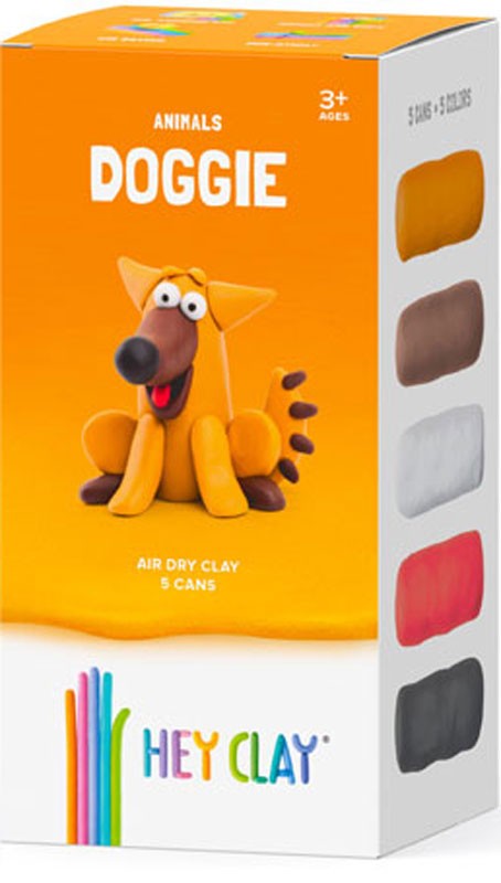 Hey Clay Animals 3 Can Set Assorted - Fagan Toys