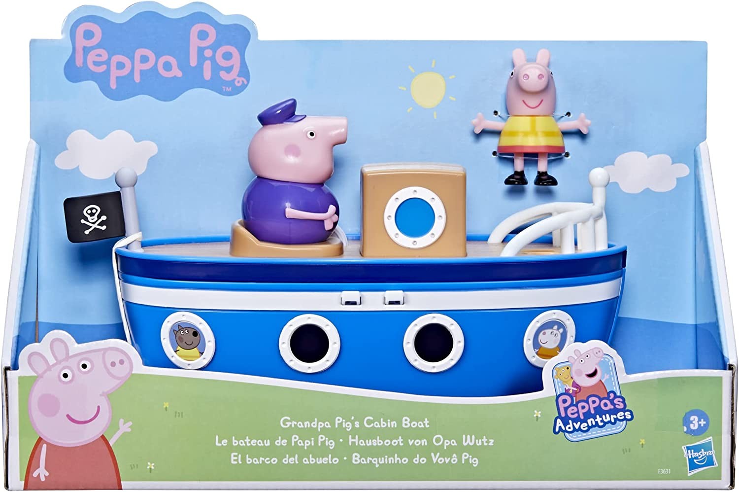 Peppa Pig Grandpa Pigu2019s Cabin Boat - Fagan Toys