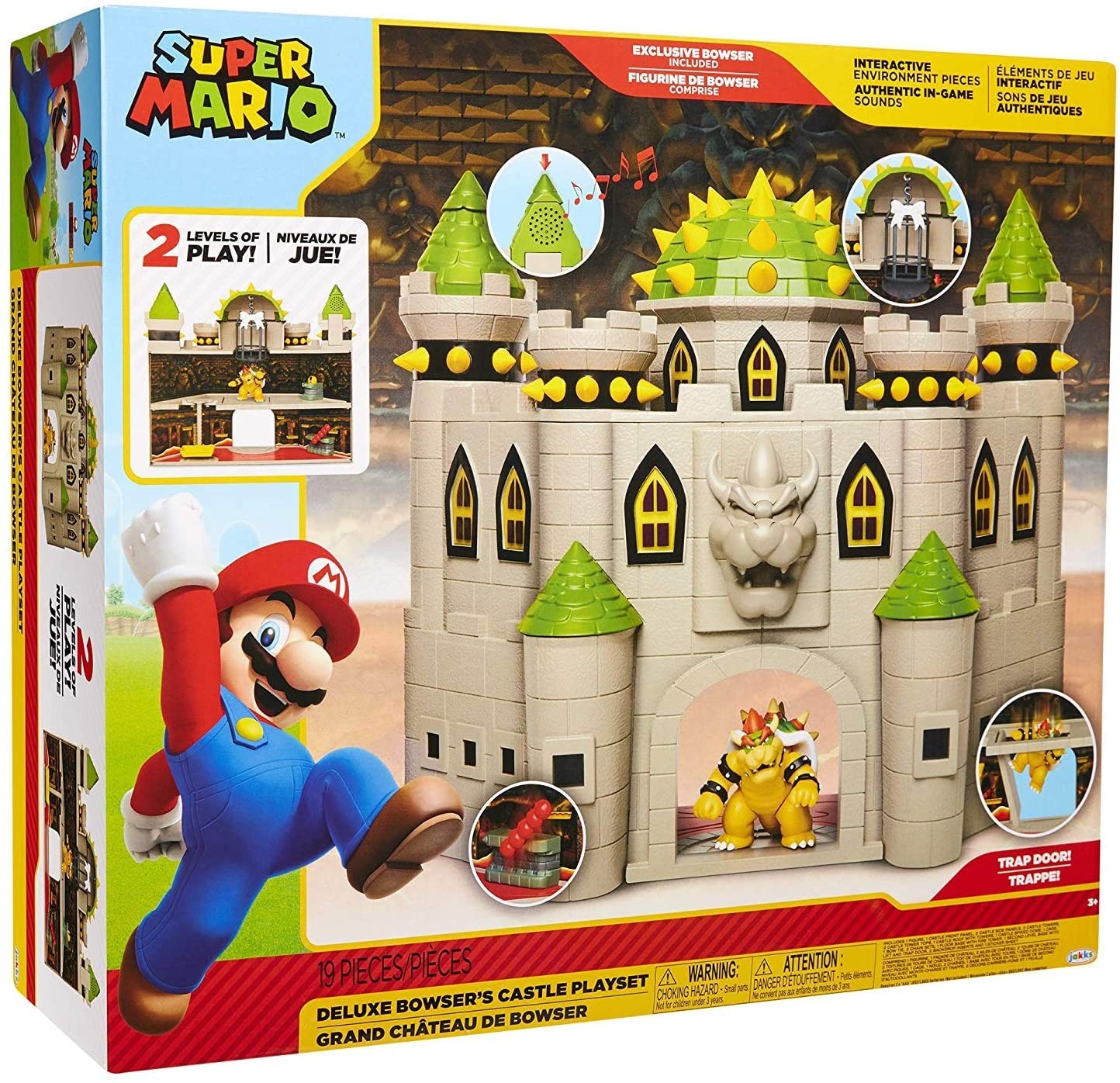 Super Mario Deluxe Bowser's Castle Playset - Fagan Toys
