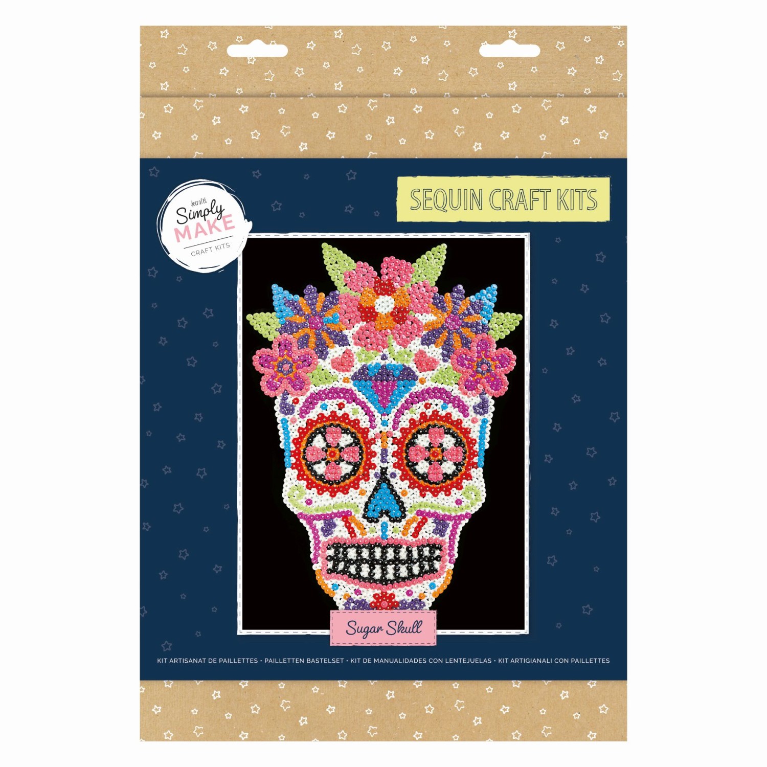 SEQUIN CRAFT KIT – SUGAR SKULL