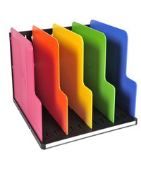 MODULOTOP Book Rack Vertical Sorter with Dividers - Harlequin Magazine File
