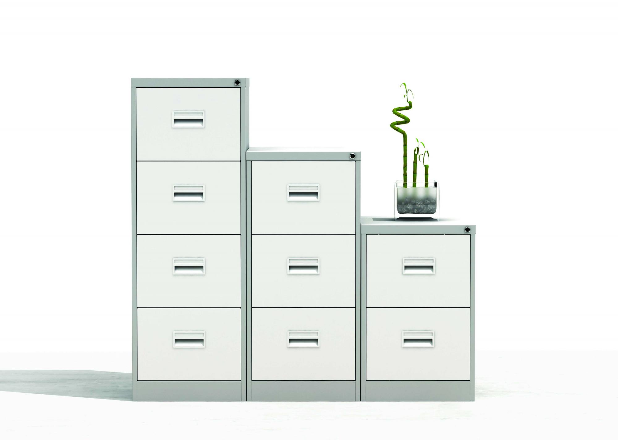 SIlverline file filing filer Cabinets 2,3 or 4 Drawer metal locking HOF ...