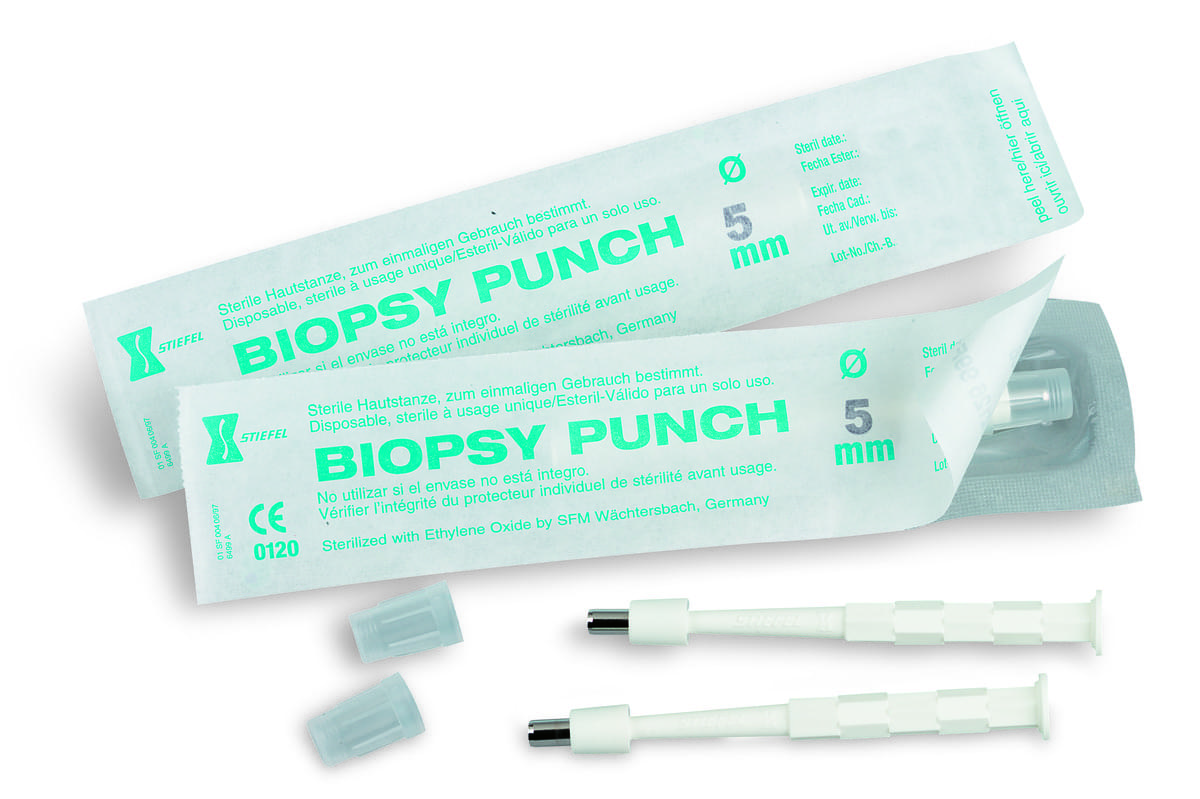 Stiefel Sterile Disposable Biopsy Punch 5mm x10