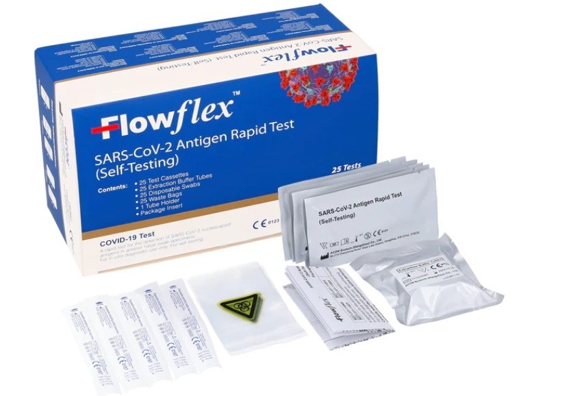 Flowflex Covid Sars-CoV2 Antigen rapid test Pack25 - Buywise Health ...